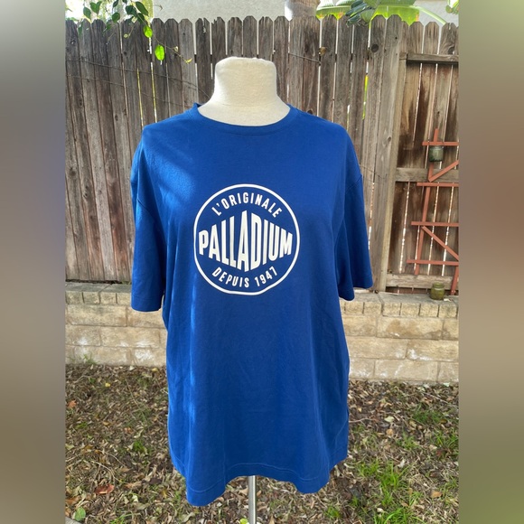 Palladium | Shirts | Palladium Royal Blue Logo Tshirt | Poshmark